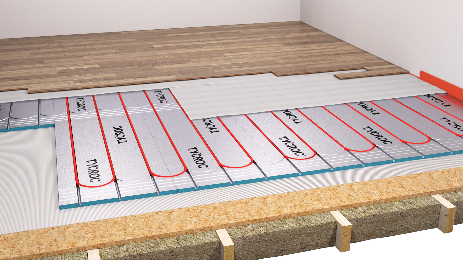 UHP underfloor heating panels - TYCROC